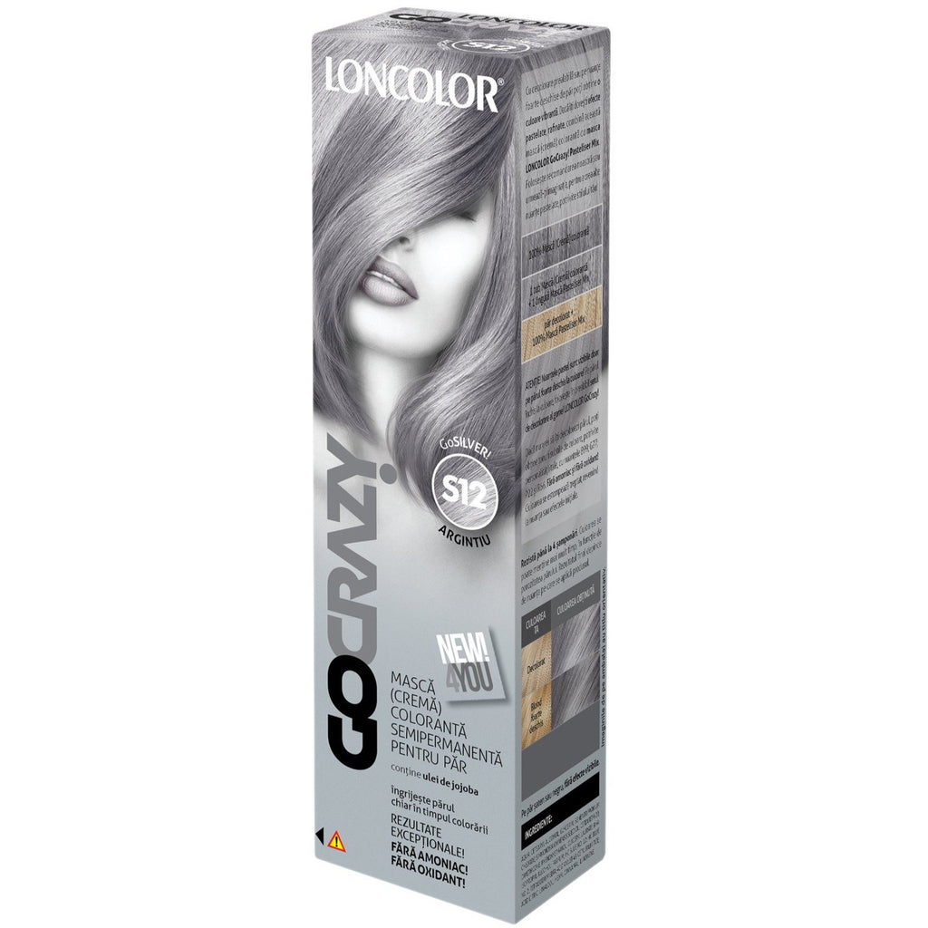 Loncolor Gocrazy! masca (crema) coloranta semipermanenta s12 gosilver ...